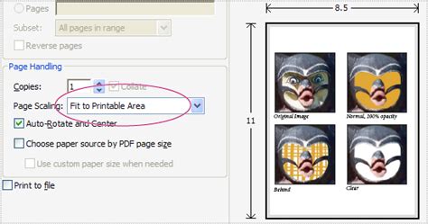 Print Portion Of A Pdf Page Using Acrobat Or Reader