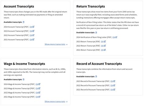How To Download Your Irs Account Transcript To Look Up Your Estimated Tax Payments