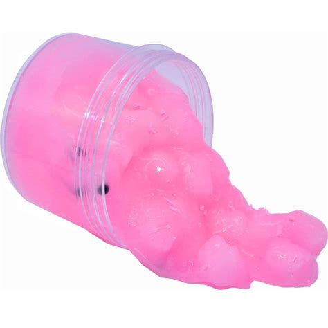 2 Piece Kit Jelly Cube Crunchy Slime Pink Peach And Blue Sea Animal
