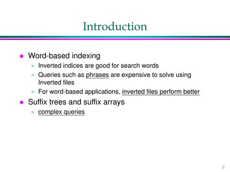 Ppt Suffix Trees And Suffix Arrays Powerpoint Presentation Free Download Id4208951