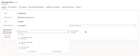 how to add multistep form in power pages