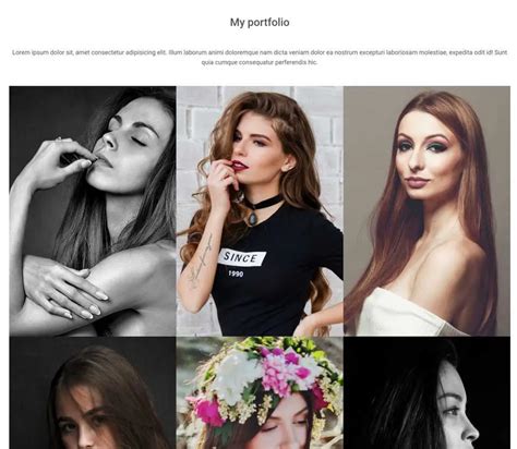 Portfolio Blocks Bootstrap 5 Material Design Design Blocks