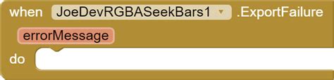 RGBASeekBars Color SeekBar Extensions MIT App Inventor Community