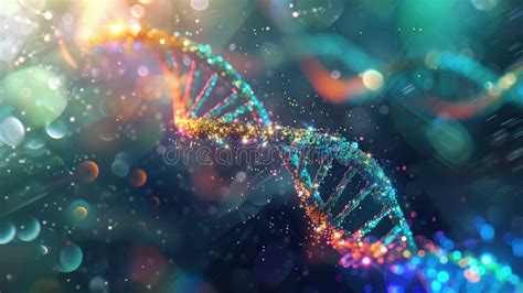 3d Dna Helix A Journey Into Medical Research Genetical Biology