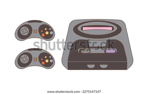 Retro Game Console Joystick Controllers 8 Stock Vector Royalty Free 2275147147 Shutterstock