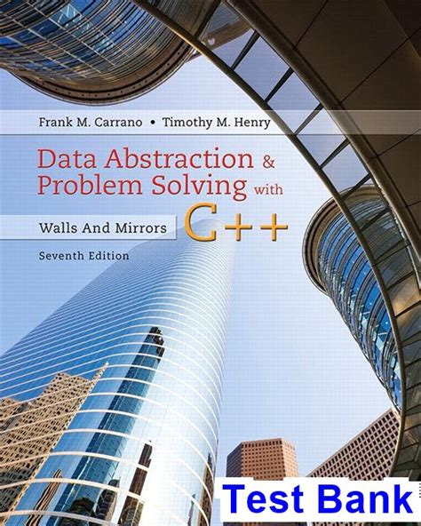 Test Bank For Data Abstraction And Problem Solving With C Walls And