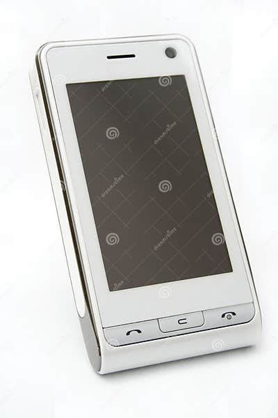 Modern Pda Touch Screen Mobile Phone Stock Image Image Of Advanced Isolated 9536271