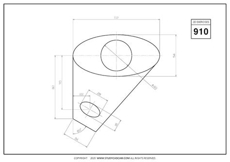 2D CAD Exercises 910 StudyCADcam