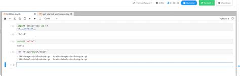Floydhub Setup Cloud Challenge Jupyter Tensorflow In 44 Seconds Wr