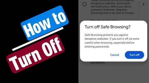 How To Turn Off Safe Browsing How To Turn Off Safe Browsing In Google