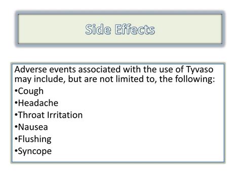 Ppt Tyvaso Treprostinil Powerpoint Presentation Free Download