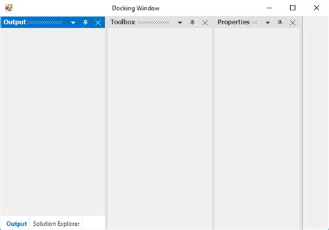 Dock Window In Windows Forms Docking Manager Control Syncfusion