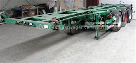 Multi Container Chassis Heavy Duty Super 1999 Swap Chassis Semi Trailer Photo And Specs