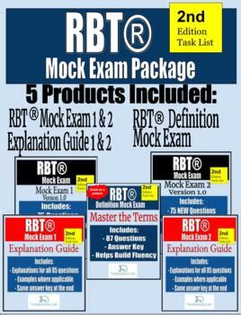 RBT Mock Exam Package Exam Explanation Guide Definition Mock 2nd Ed