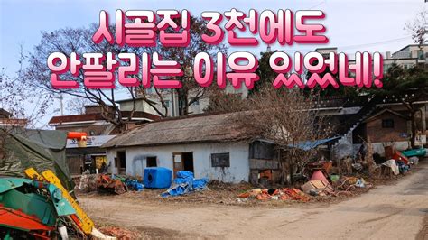 시골집 3천에도 안팔리는 이유 있었네 옛날집 여행 부동산 빈집 한옥 멋진산 오지마을 전원주택 골동품 Youtube