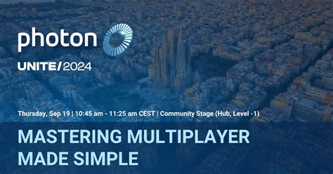 unite2024 photon gamedev multiplayergames unity photon engine