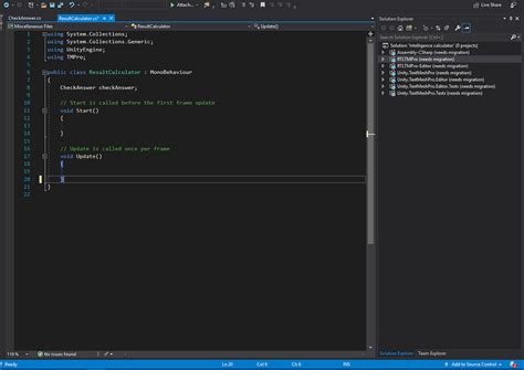 Visual Studio Isn T Recognizing My Other Classes Unity Engine Unity Discussions