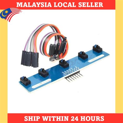 5 Way Tracking Sensor Module Infrared Sensor TCRT5000 5 Channel Line Tracking Robot Sensor