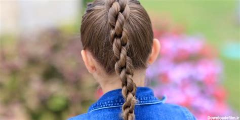 عکس بافت مو ساده بچه گانه