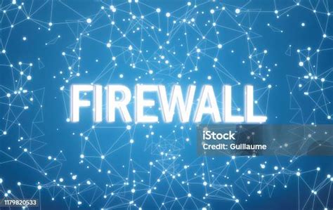 Firewall Pada Antarmuka Digital Dan Latar Belakang Jaringan Biru