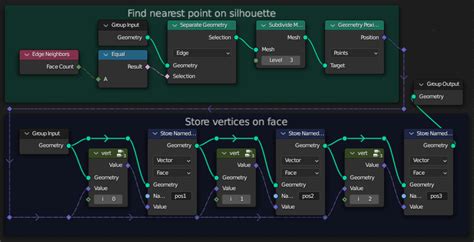 Cycles Render Engine Procedural Border Detection On A Flat Object