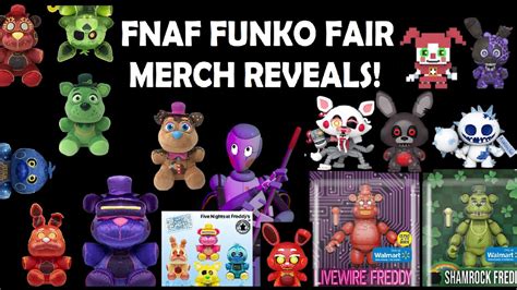 Fnaf Ar Funko Fair 2022 Merch Reveals Plushies Figures More Five