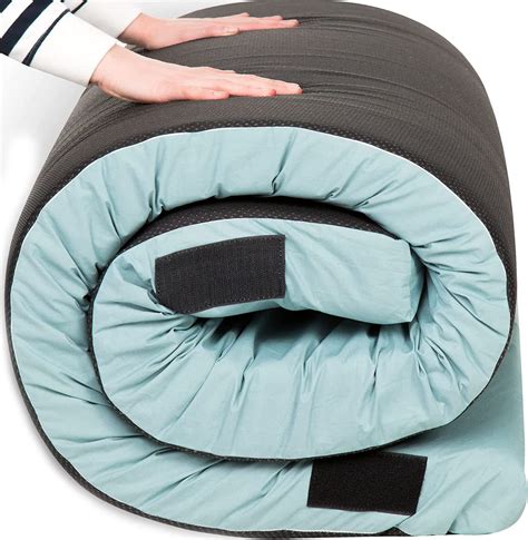 Comfortable Memory Foam Camping Mattress Pad Twin 75x 36x3