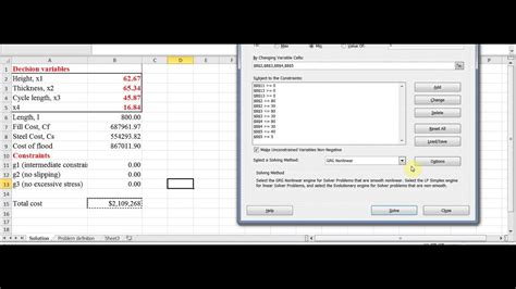 lecture 17 example of nonlinear optimization youtube