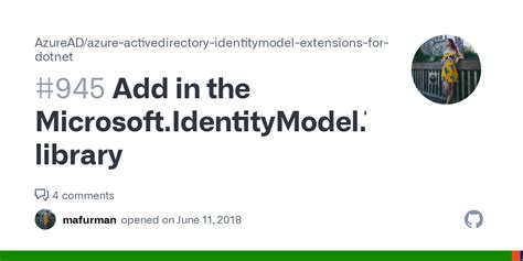 Add In The Microsoft Identitymodel Tokens Jwt Library · Issue 945