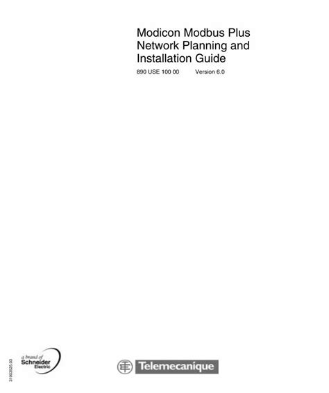 Pdf Modicon Modbus Plus Network Planning And Installation Dokumentips Pdf Modicon Modbus Plus Network Planning And Installation Dokumentips