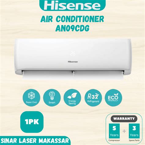 Jual Hisense Ac Standard Split 1 Pk An09cdg Garansi Resmi Unit Only Shopee Indonesia
