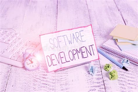 Word Writing Text Software Development Business Concept For Software