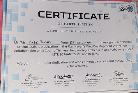 vivek tiwari on linkedin delight to announce that i complete my