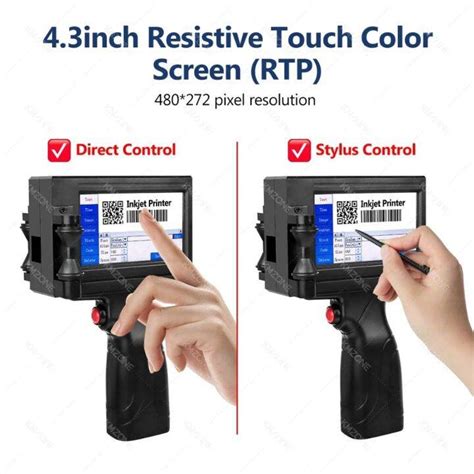 12 7mm portable inkjet printer handheld tij maker machine with ink