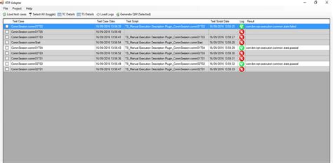 RTP Adapter Test Log Analysis Download Scientific Diagram