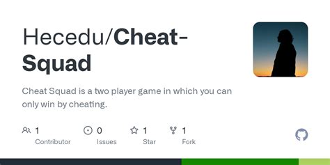 GitHub Hecedu Cheat Squad Cheat Squad Is A Two Player Game In Which You Can Only Win By Cheating