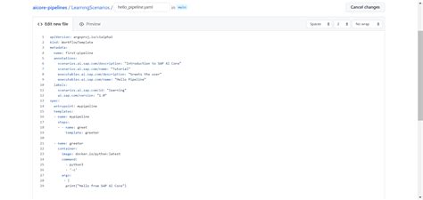 Quick Start For Your First Ai Project Using Sap Ai Core Sap Tutorials