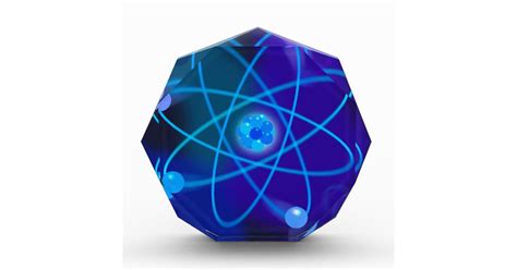 Blue Atomic Structure Science Award Zazzle