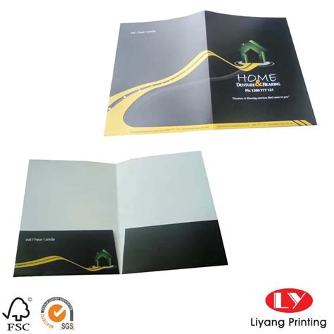 Custom Printing A4 Paper File Folder With Pockets Made In China Buy A4file Folder A4 Folder