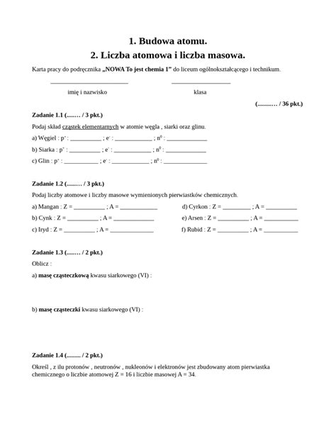 Budowa Atomu Pdf