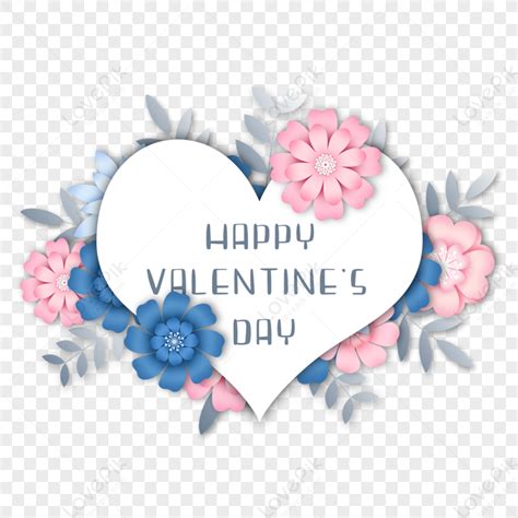 발렌타인 데이 사랑 일러스트 테두리 행복하고 낭만적 인웨딩휴일 Png 일러스트 무료 다운로드 Lovepik