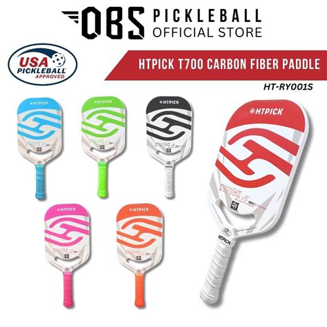 Htpick Pickleball Paddle T700 Carbon Fibre Usapa Approved Hot Pressed