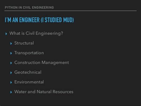 python in civil environmental engineering