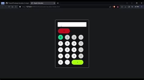 Created A Calculator Using Css Html And Javascript Prasanth P