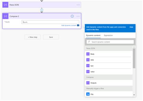 use 1 parse json action to validate data