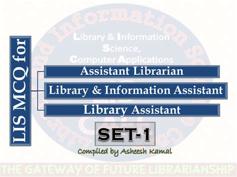 Lis Model Questions With Answer For Asst Librarian Lia Exams Iit