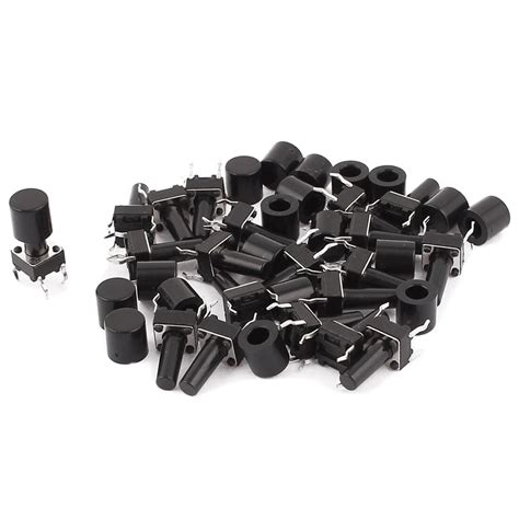 Pcs X X Mm Pin Push Button Micro Tactile Tact Switch With Cap In Switches From Lights
