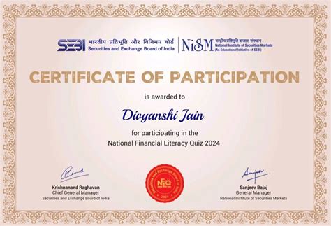 Divyanshi Jain On Linkedin Finance Skills Certificate Literacy
