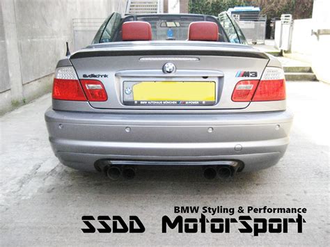 E46 M3 Csl Style Rear Diffuser Full Or Half Carbon Fibre