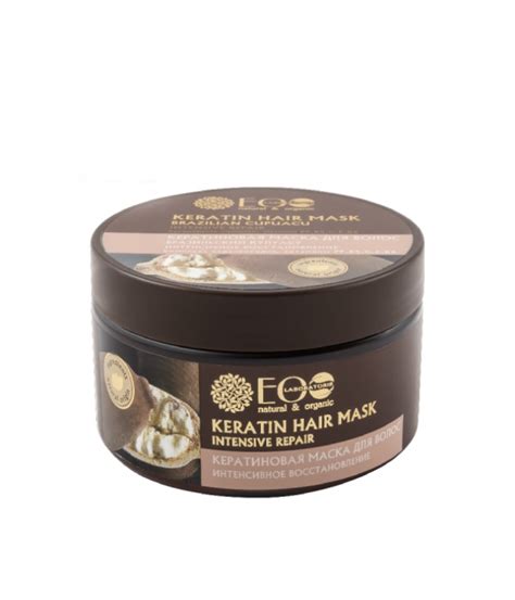 ECO LABORATORIE KERATIN HAIR MASK - intensywnie odbudowująca maska PEH ...